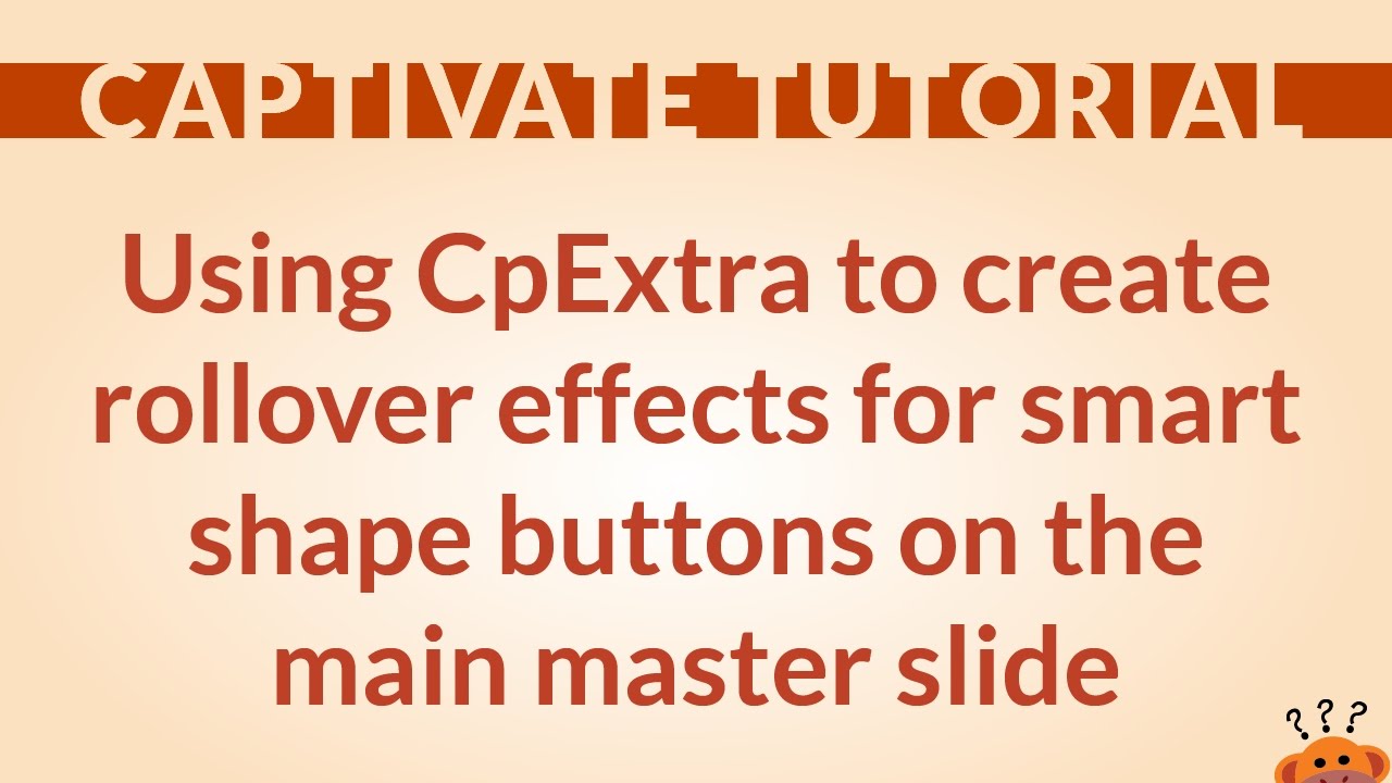 Smart shape rollovers on the main master slide - YouTube