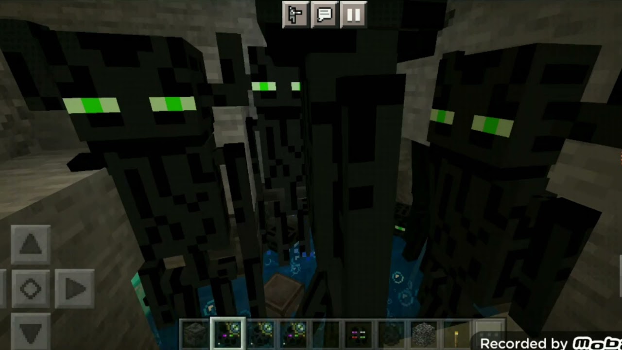 What are the Enderman doing in this cave in Minecraft? Are they up to ...