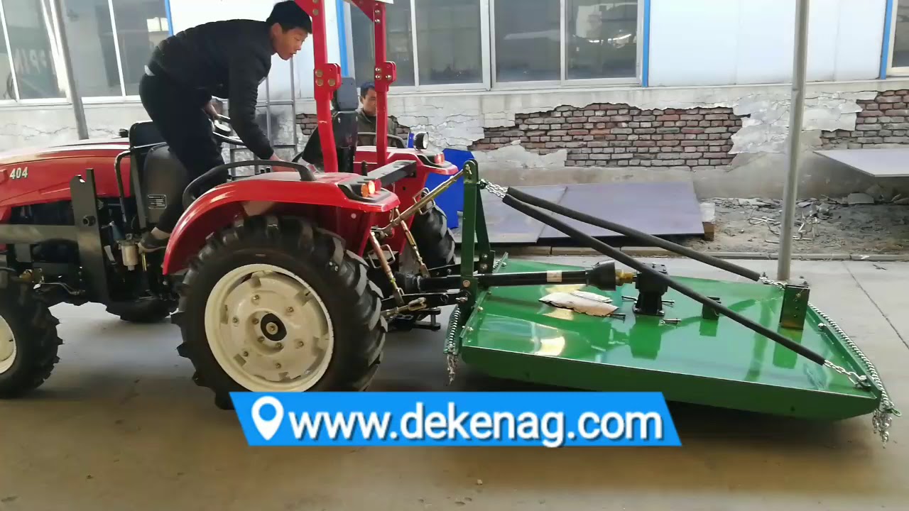 slasher mower/lawn mowers/slasher topper - YouTube