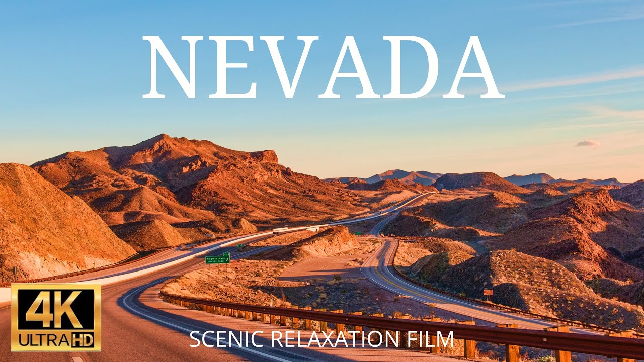 NEVADA 4K Scenic Relaxation Film with Calm & Relaxing Music | Las Vegas ...