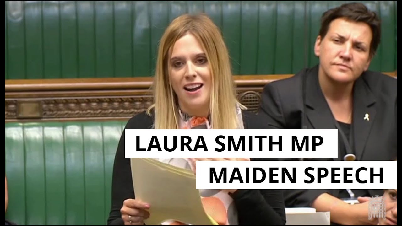 Laura Smith MP - Maiden Speech in Parliament - YouTube