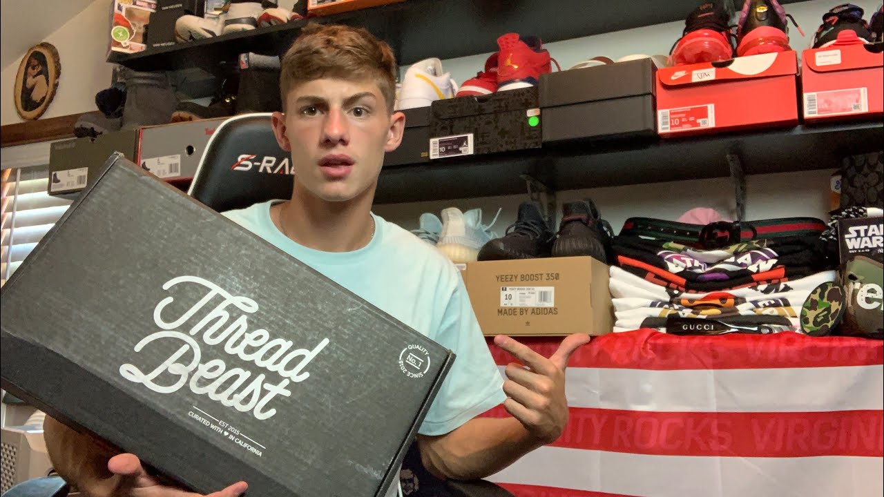 THREADBEAST PREMIUM $135 BOX, I GOT A SHOE!!!!!! - YouTube
