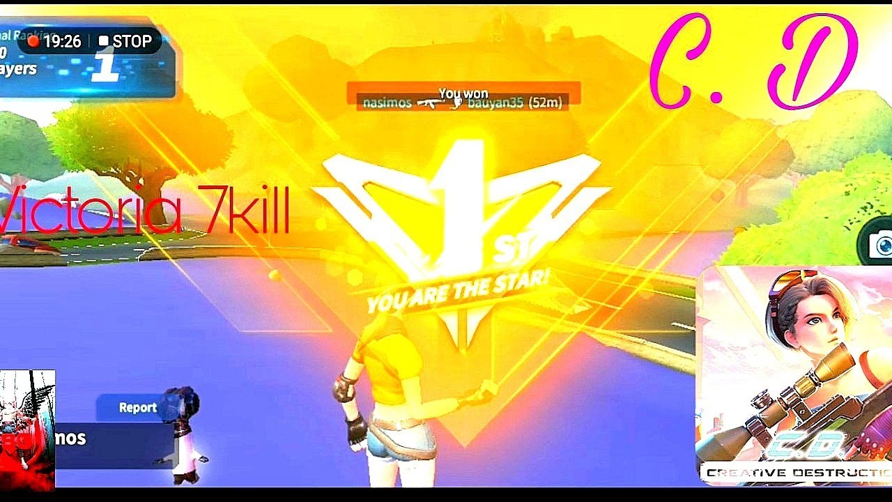 Creative destruction :win with 7kill solo From my first experience ...