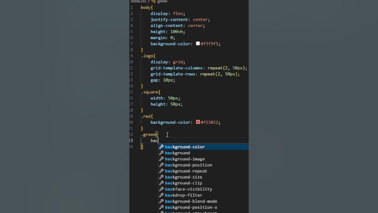 Create the Microsoft logo with HTML and CSS in just 30 seconds #coding #css #microsoft # ...