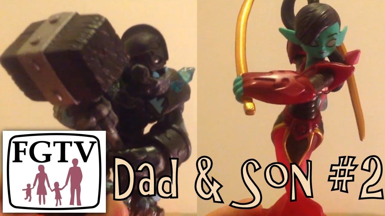 Skylanders Dad & Son Battle - Granite Crusher vs Scarlet Ninjini on ...