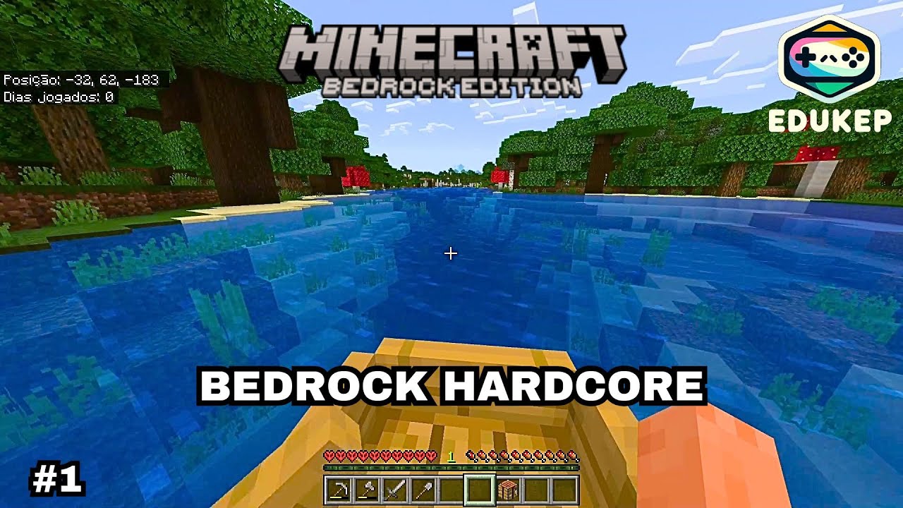 Minecraft Bedrock Hardcore #1 - YouTube
