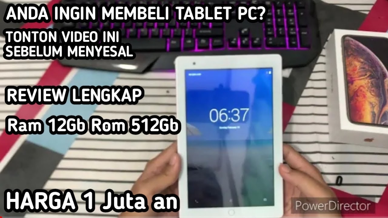 Review TABLET PC S16| SPEK GAHAR ram 12Gb Rom 512Gb HARGA 1 JUTAAN ...