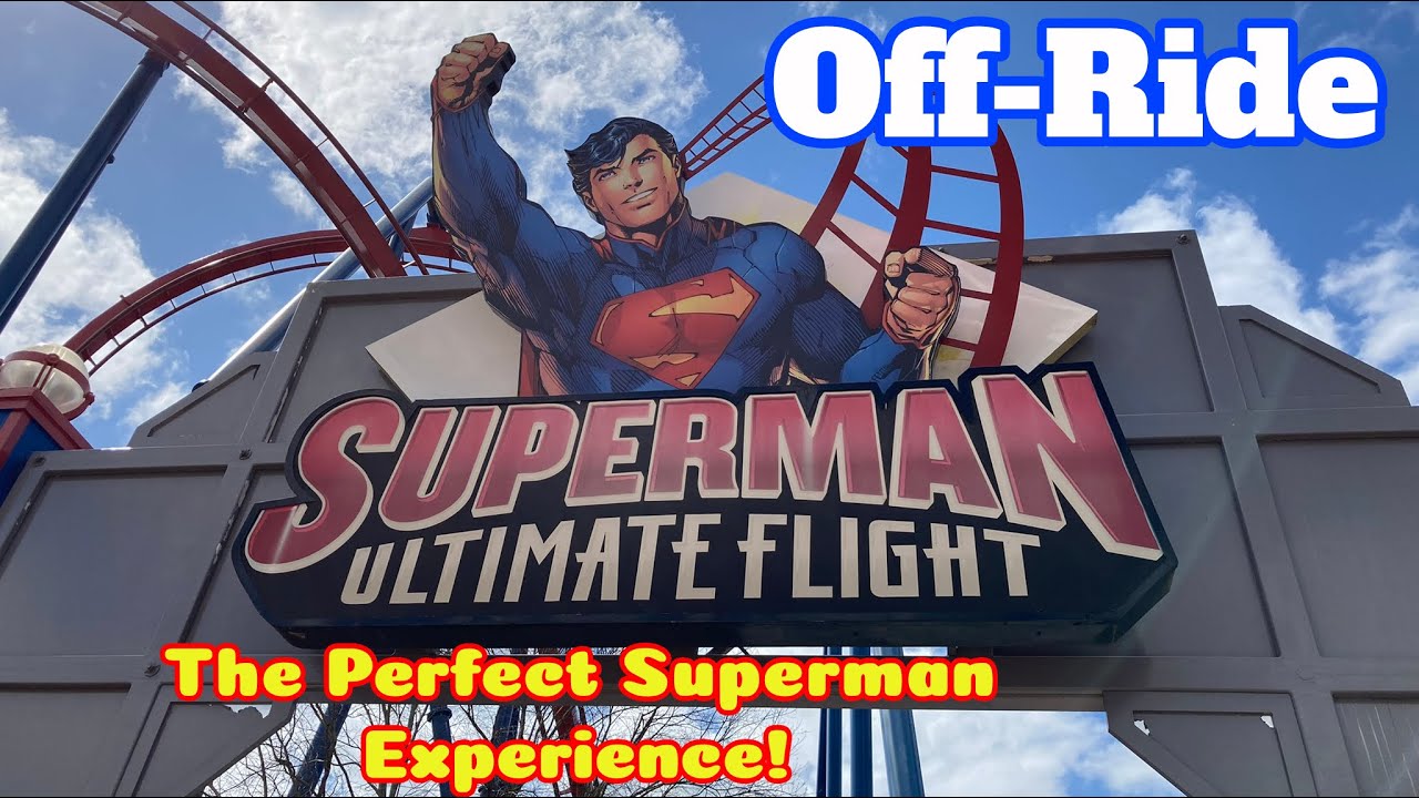 Superman Ultimate Flight @ Six Flags Over Georgia | Off-Ride - YouTube