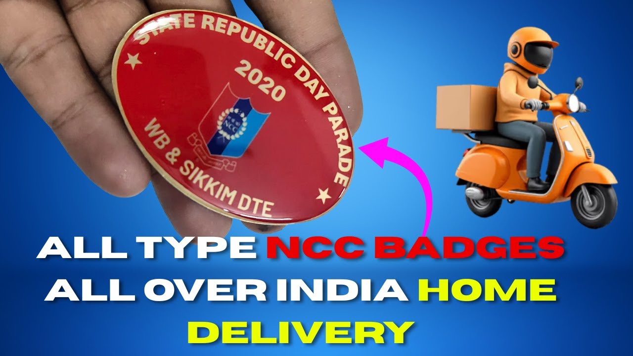 NCC Badges Collection |All Types Camp & Rank Badges Pocket, Shoulder ...