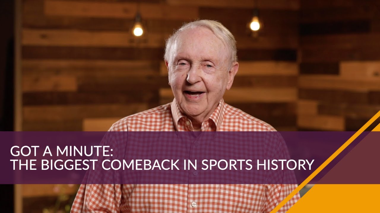 The Biggest Comeback in Sports History - YouTube