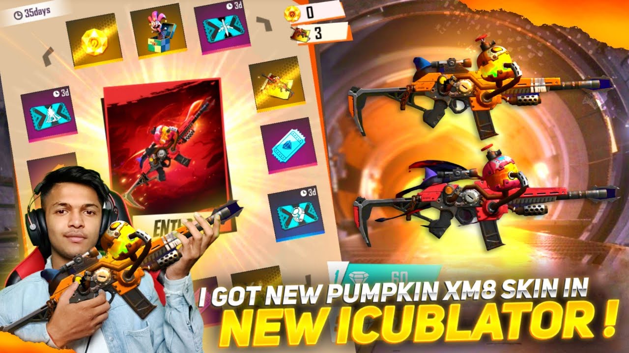 New Legendary Pumpkin XM8 Incubator I Got New XM8 Gun Skin || POWER ...