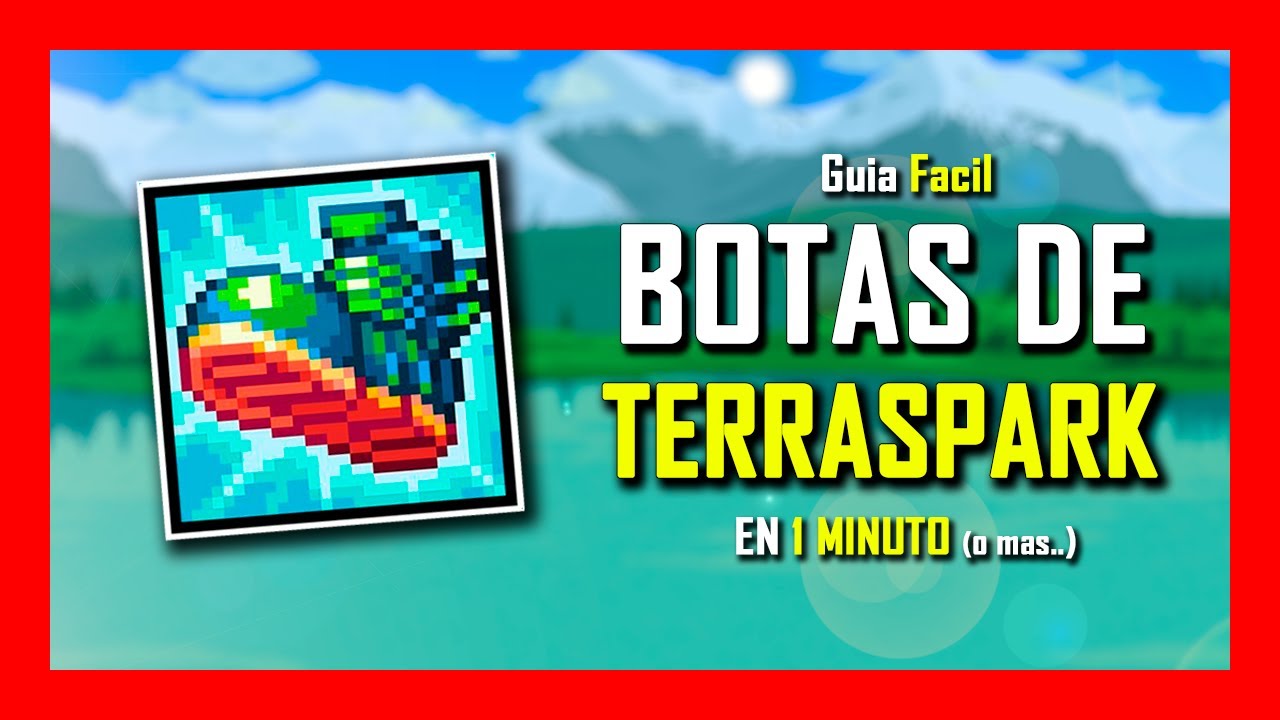 Como conseguir las Botas TERRASPARK en 1 Minuto | Guía de Crafteo - YouTube