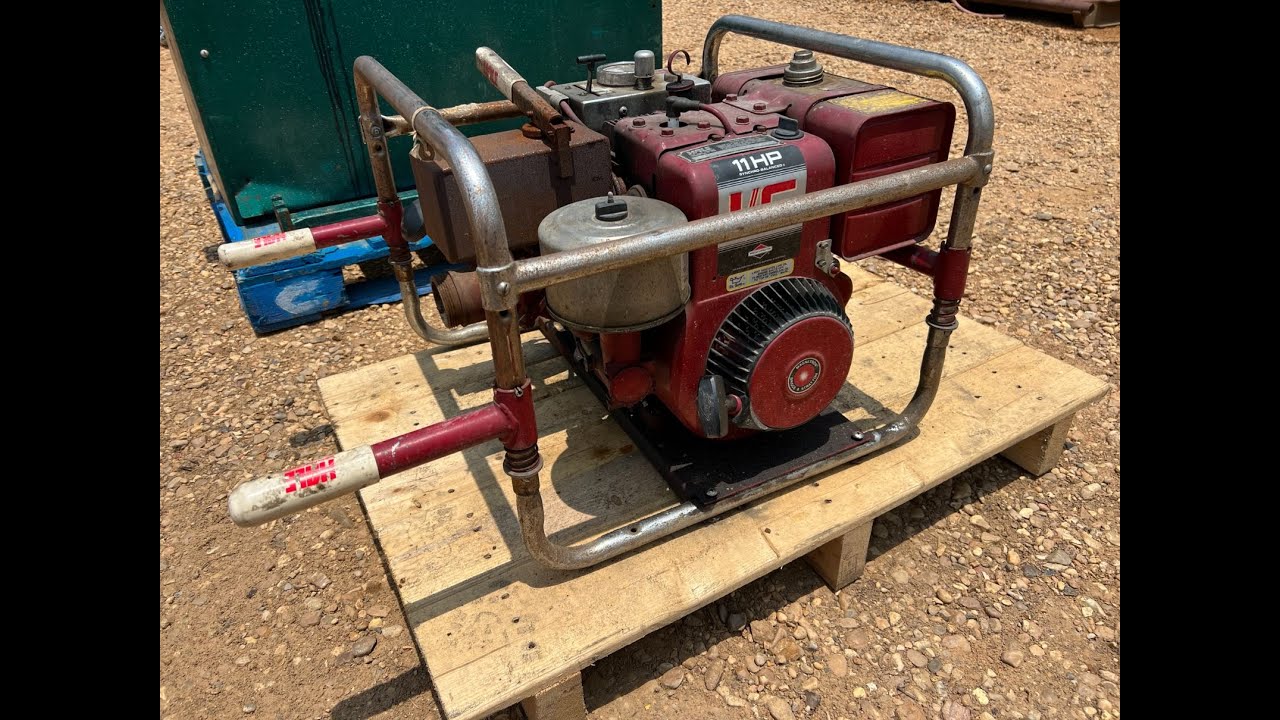 Hale 25FB B25 Portable Water Pump SN84G Lot#851 - YouTube