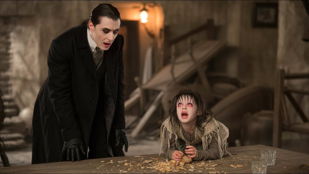 Count Dracula Finds 5-Year-Old Girl Eating Scraps — She Looks Like Him ...