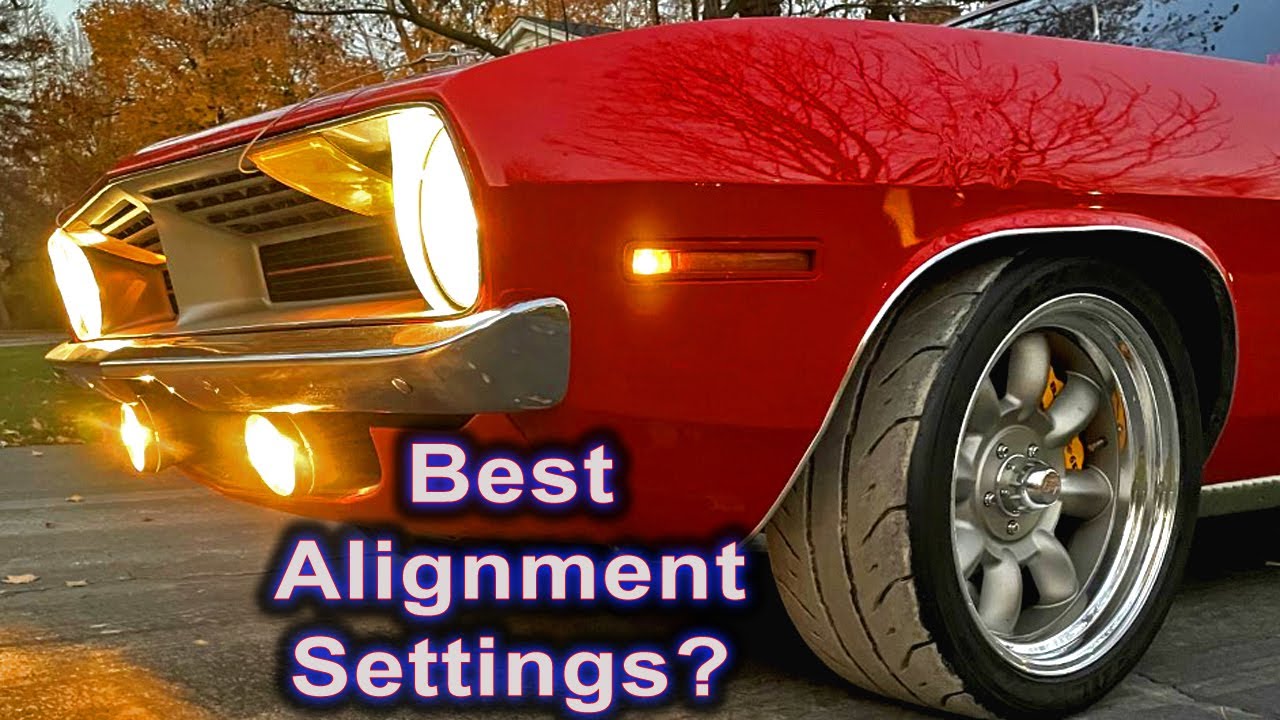 The Best Alignment Settings for Classic Cars! - YouTube