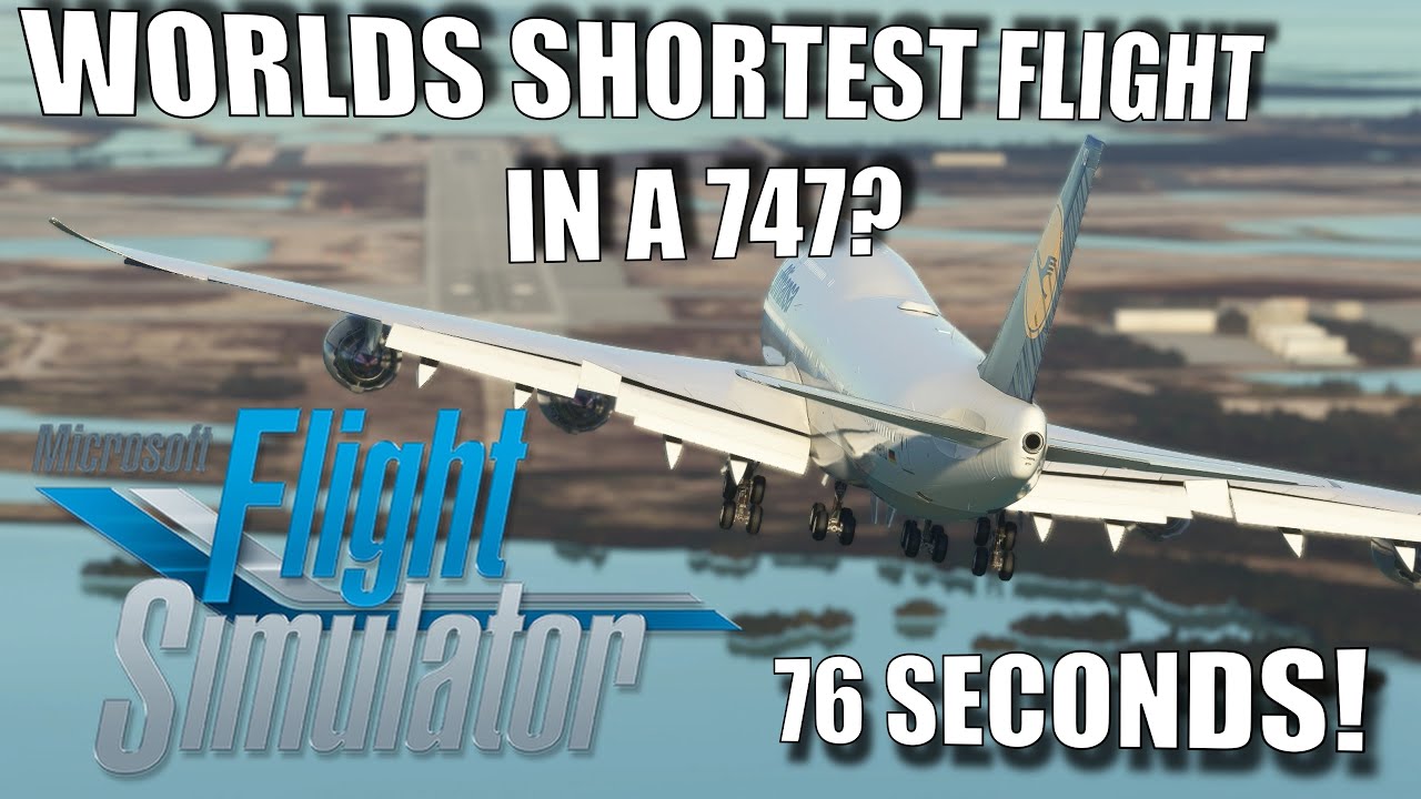 Shortest Flight in a 747? 76 Seconds! Key West to Key West Naval ...