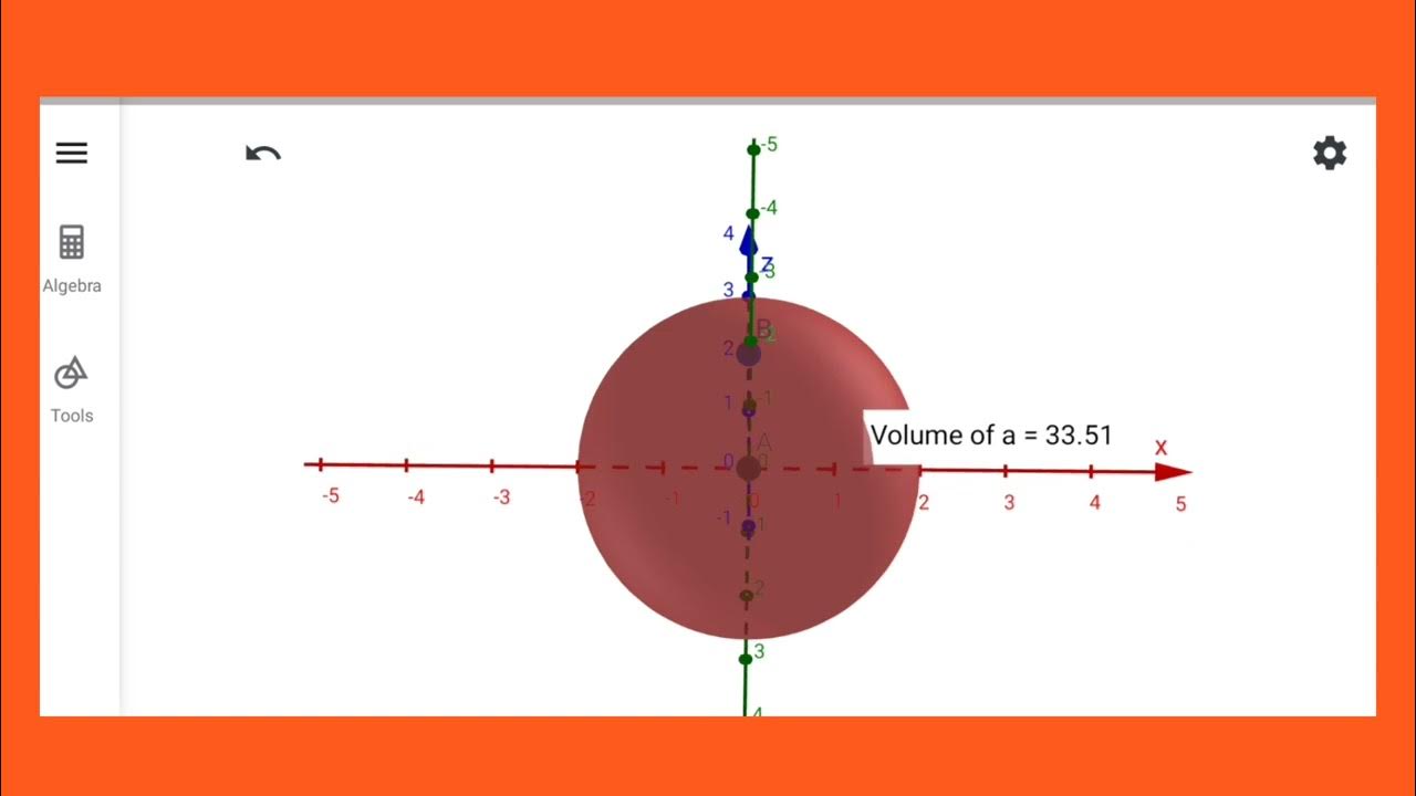 GeoGebra 3D animation | Geometry | visualization of Volume of the ...