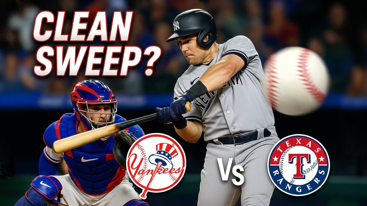 Live Yankees avoid A SWEEP in Texas - YouTube