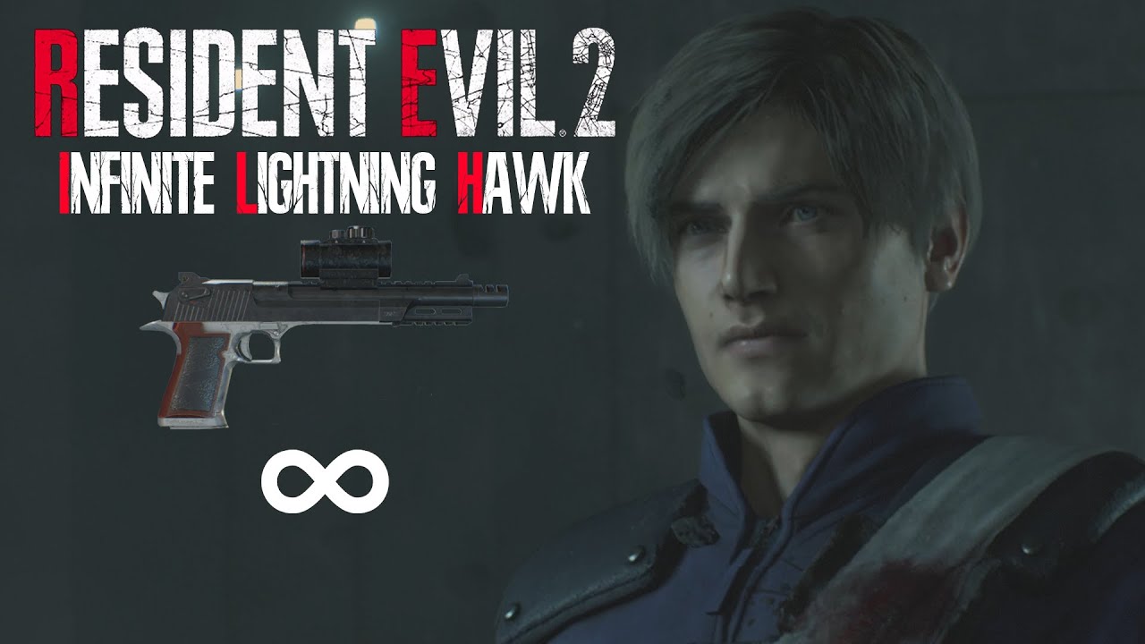 Resident Evil 2 Remake - Infinite Lightning Hawk with Leon in Hardcore ...