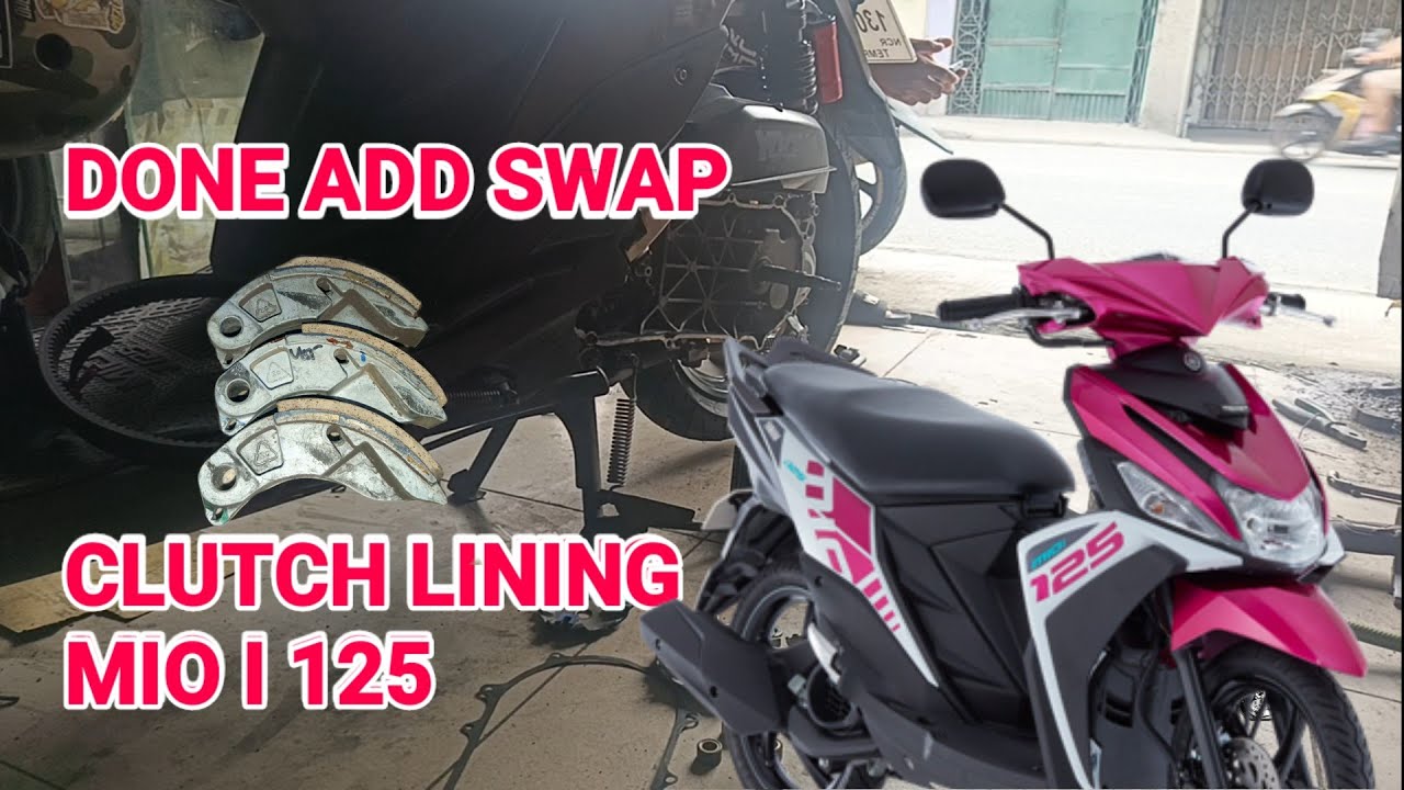 ADD SWAP LINING MIO I 125 NI BOSSINGS - YouTube