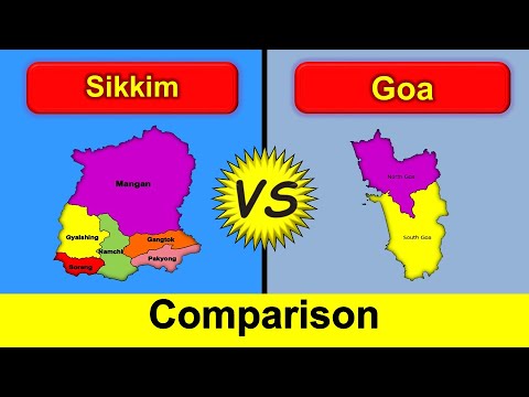 Sikkim Vs Goa - Full State Comparison 2025 | Goa Vs Sikkim State ...