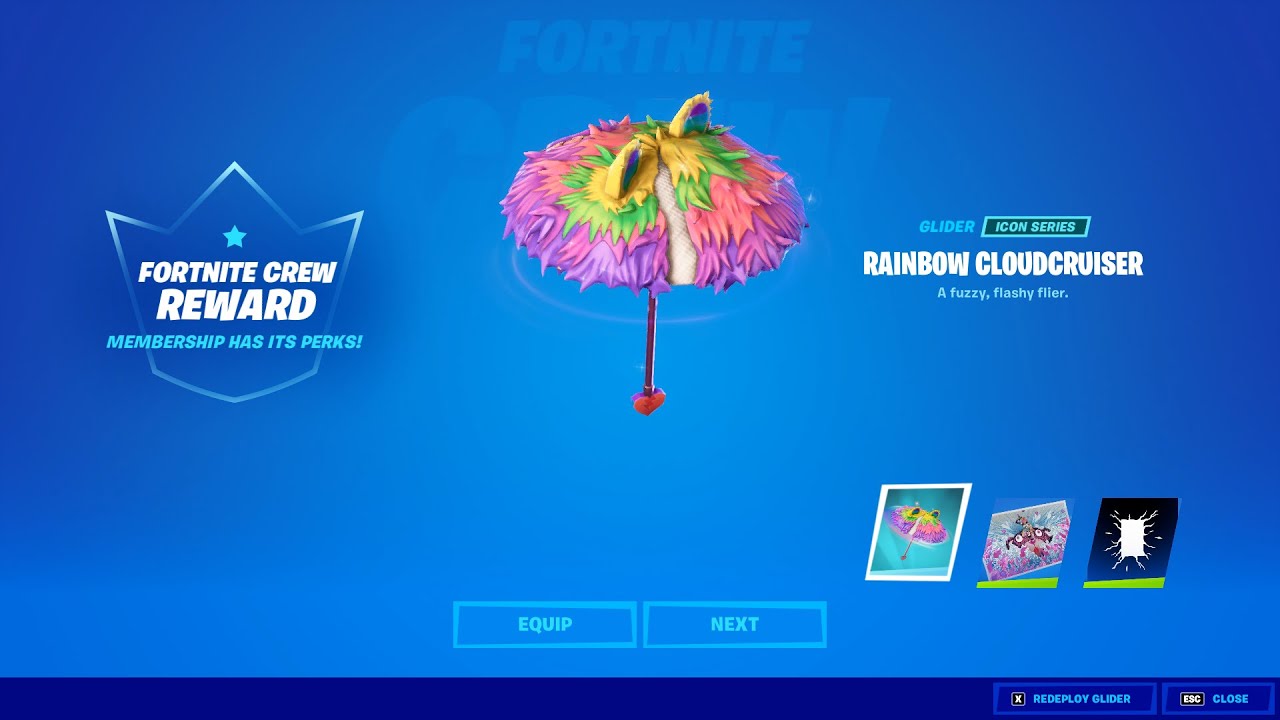 How to Get Rainbow Cloudcruiser Glider in Fortnite Chapter 2 Season 7 ...