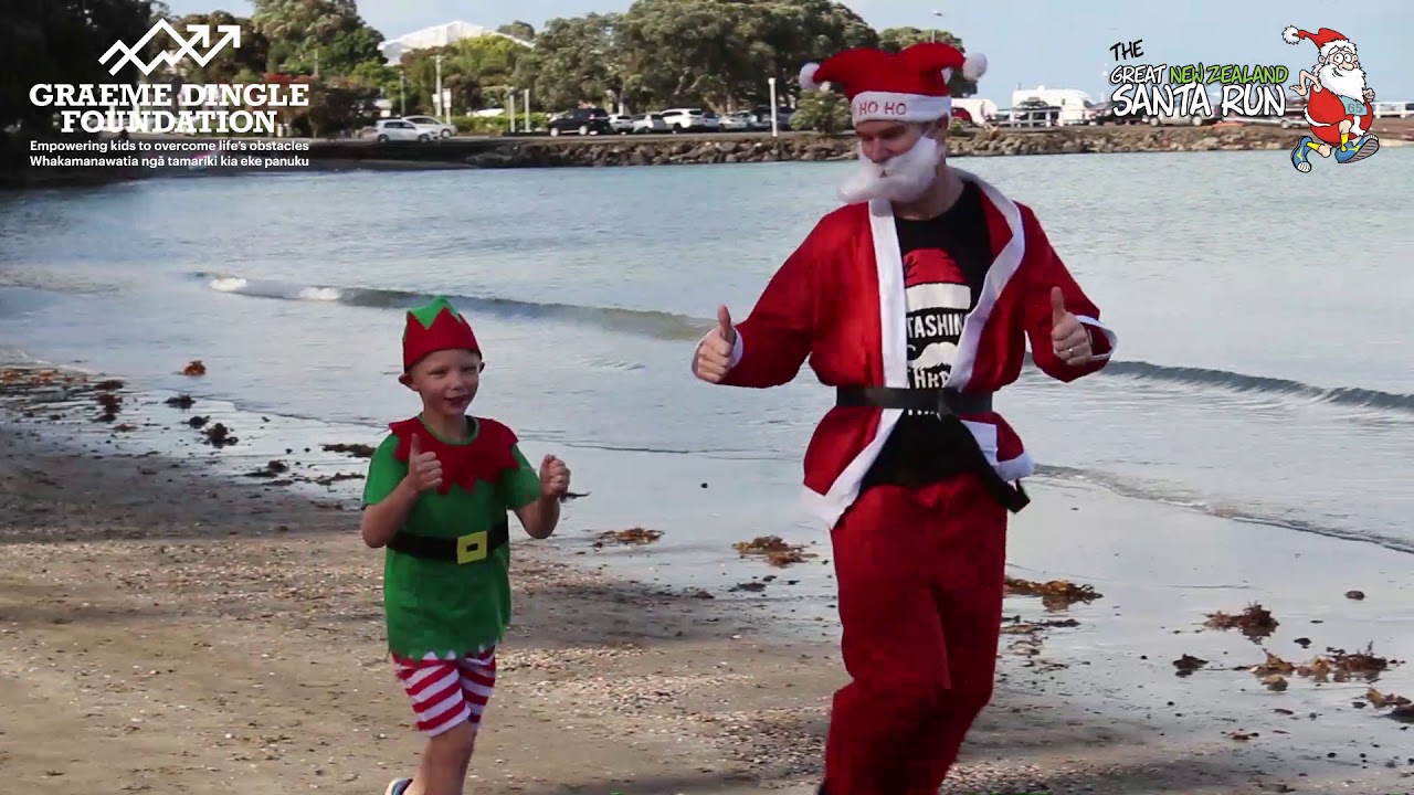 The Great NZ Santa Run 2019 - YouTube