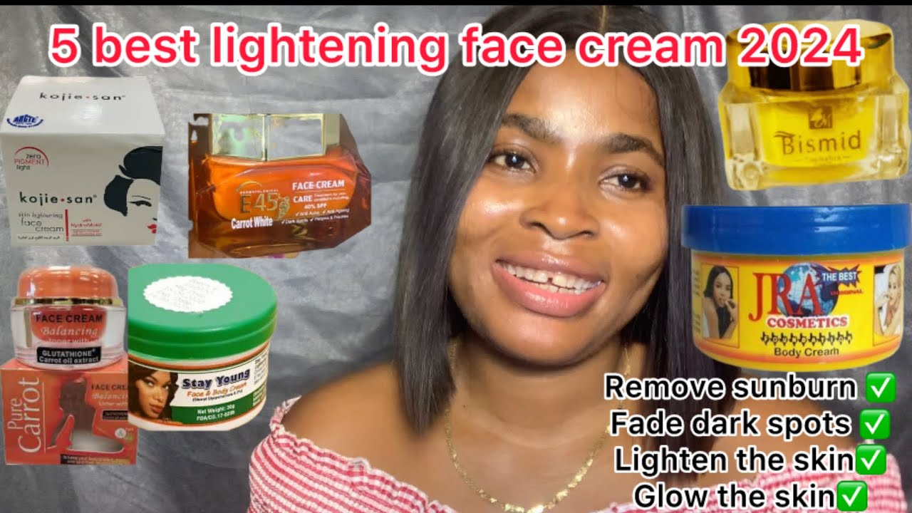 5 BEST LIGHTENING FACE CREAM 2024 - YouTube