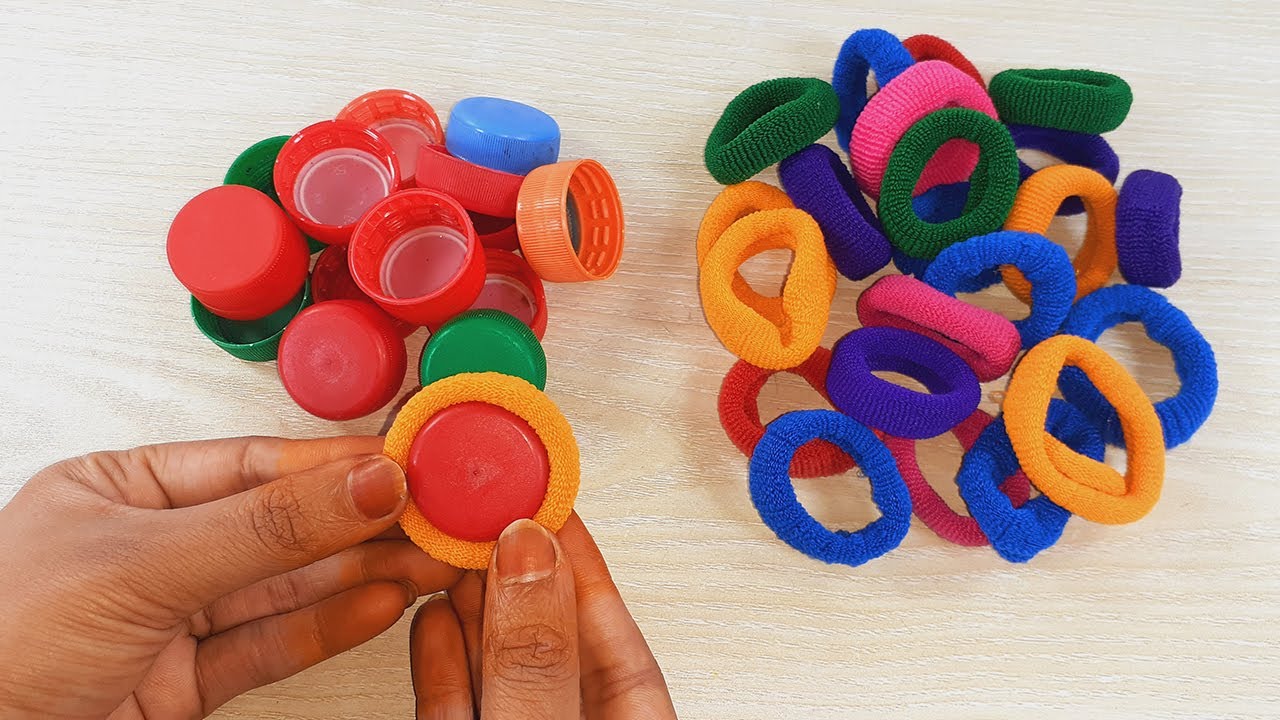 A SUPERB WALL HANGING IDEAS || MAKING WITH CRAFT PAPER AND RUBBER BAND ...