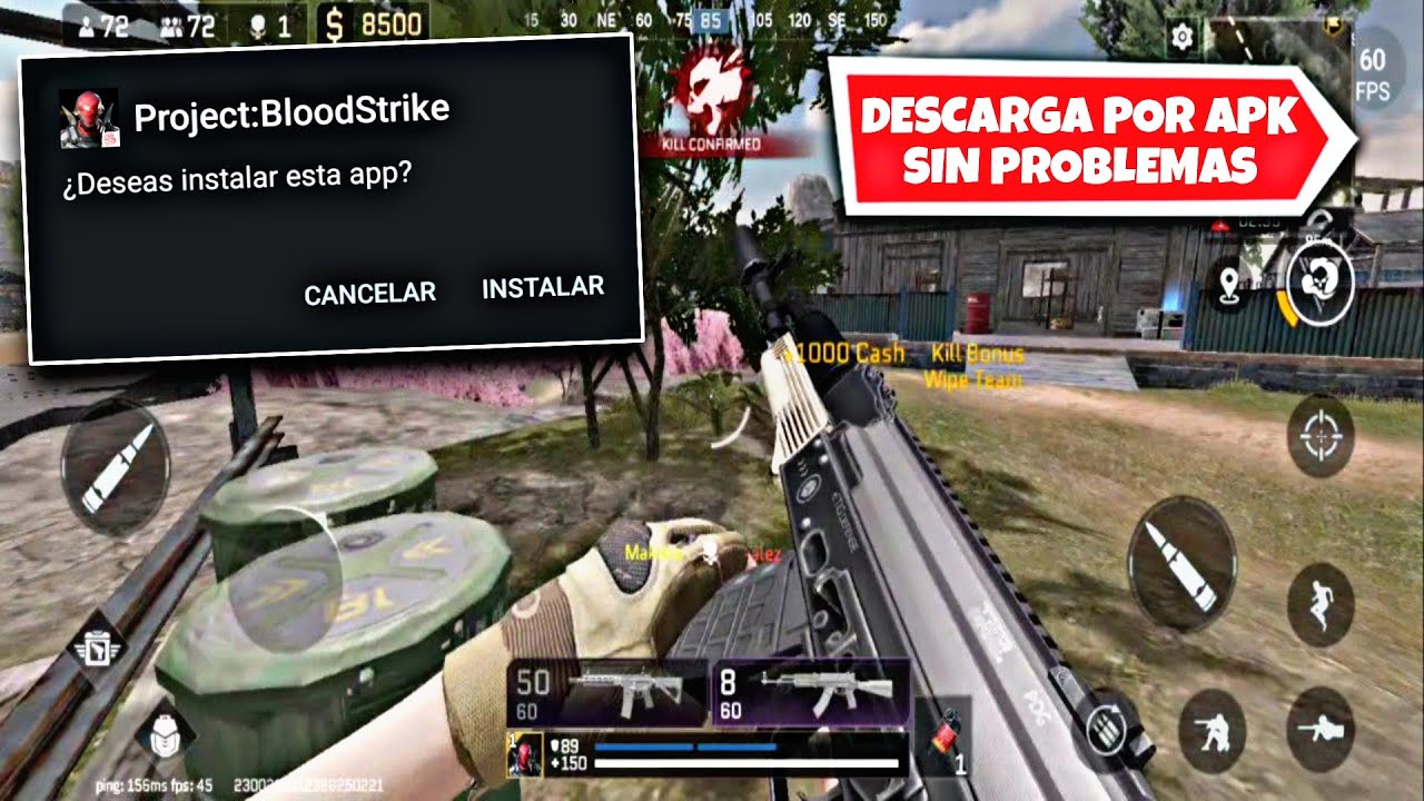 COMO DESCARGAR PROJECT BLOODSTRIKE POR APK SIN PROBLEMAS - YouTube