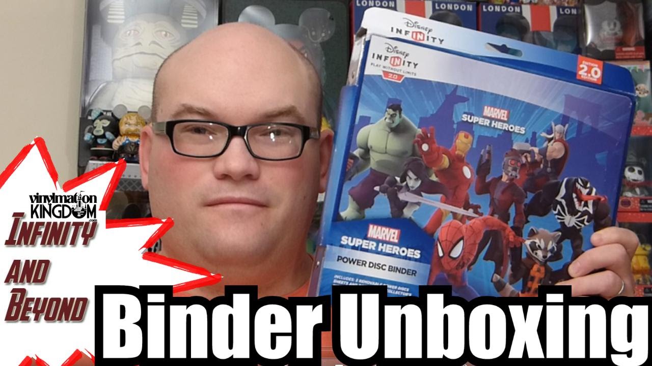 Disney Infinity 2 0 Marvel Super Heroes Power Disc Binder Unboxing ...