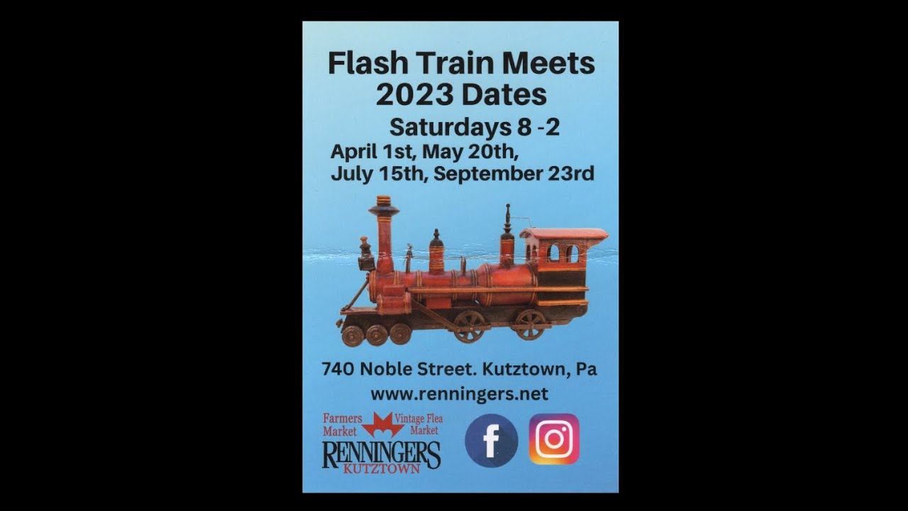 Kutztown Flash Train Meet - YouTube