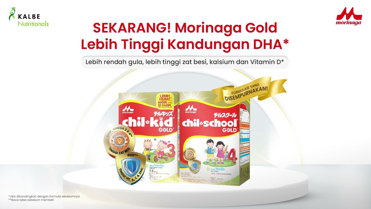Sekarang! Morinaga Gold Lebih Tinggi Kandungan DHA - YouTube