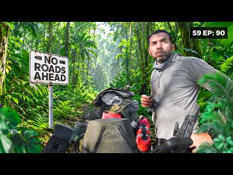 LOST IN THE JUNGLES OF BELIZE 🇧🇿 S9 EP 90 | Pakistan to Americas Motorcycle Tour