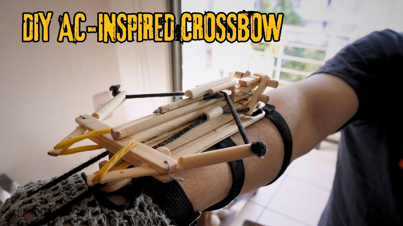I Built a DIY Assassin’s Wrist Crossbow – Shoots HARD! (Epic Test ...