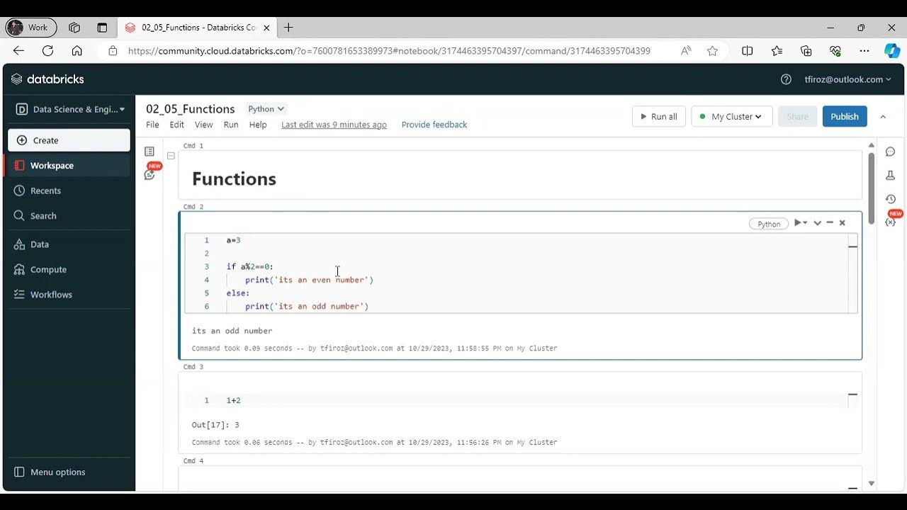 Functions in Python Programming | Python for beginners | - YouTube