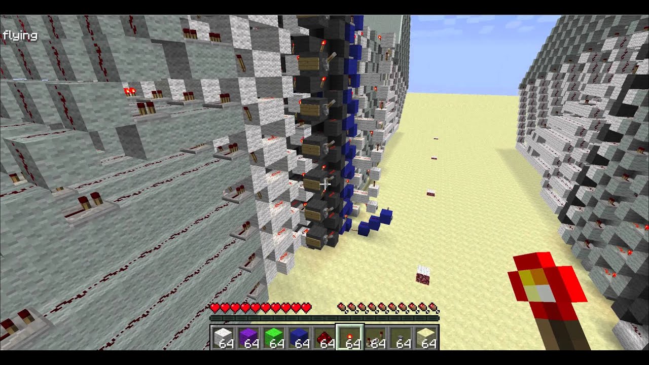 Minecraft Pixel Display: Drawing Demonstration - YouTube