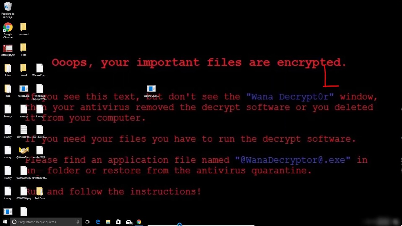 RansomWare Wanna Cry Demo on Windows 10 (Download) TC INFORMATIC'S ...