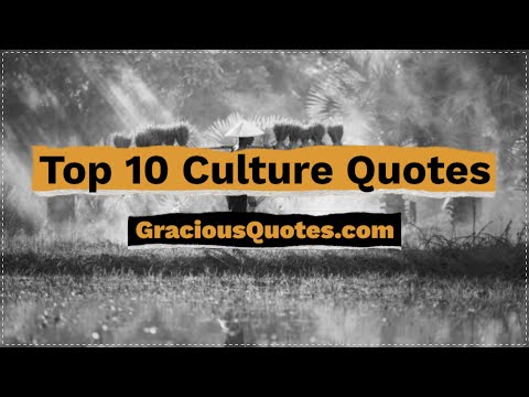 Top 38 Quotes About Culture (IDENTITY)