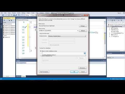 C# KẾT NỐI CƠ SỞ DỮ LIỆU SQL SERVER 2021 - YouTube