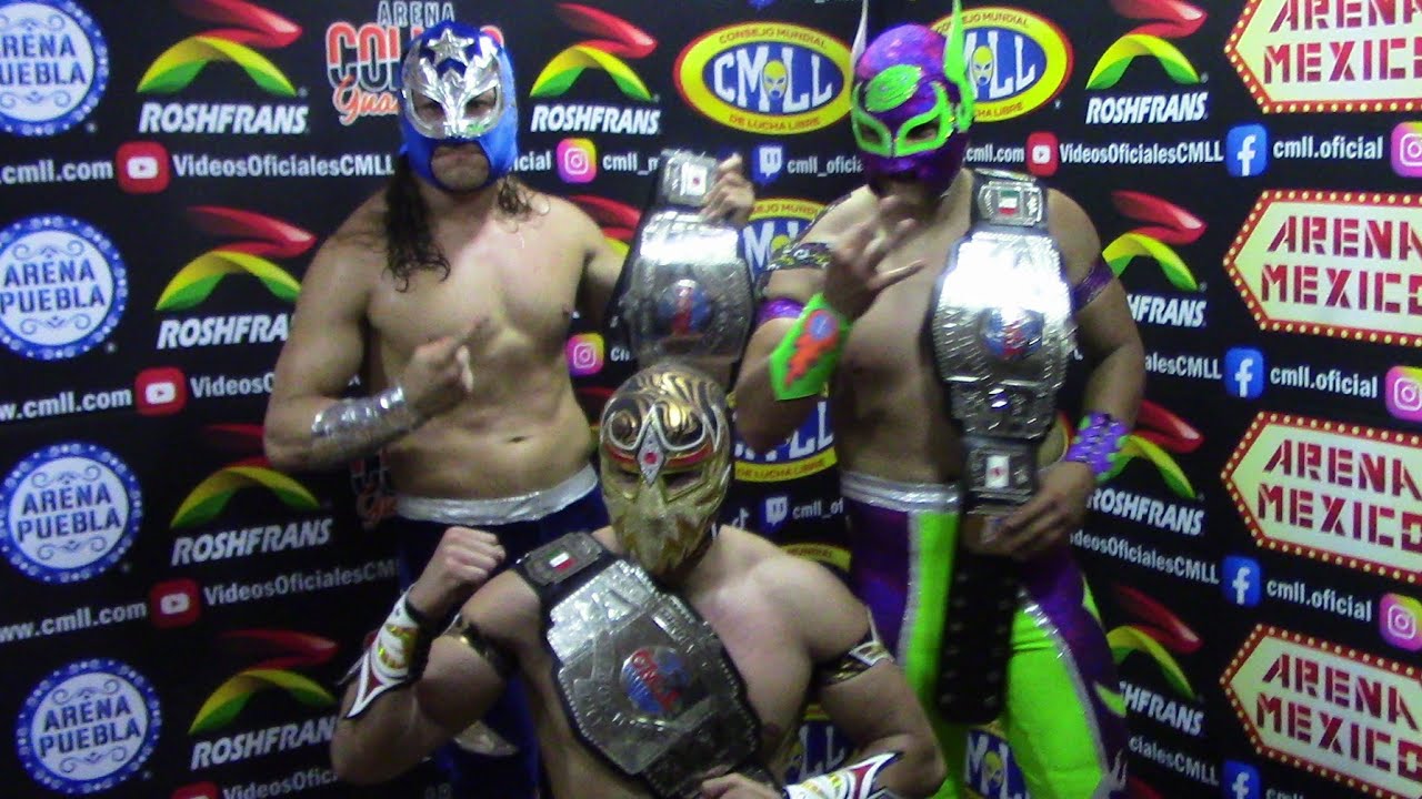 Palabras de Neón, Máscara Dorada y Star Jr, NUEVOS Campeones Mundiales ...