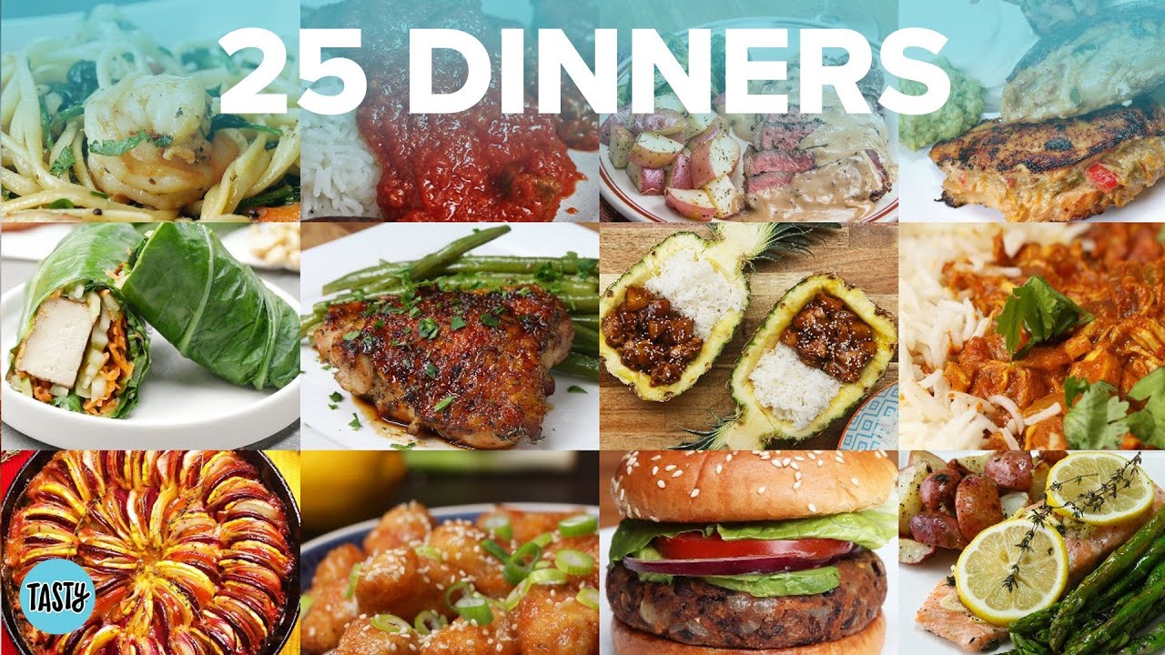 25 Dinners For 25 Days - YouTube