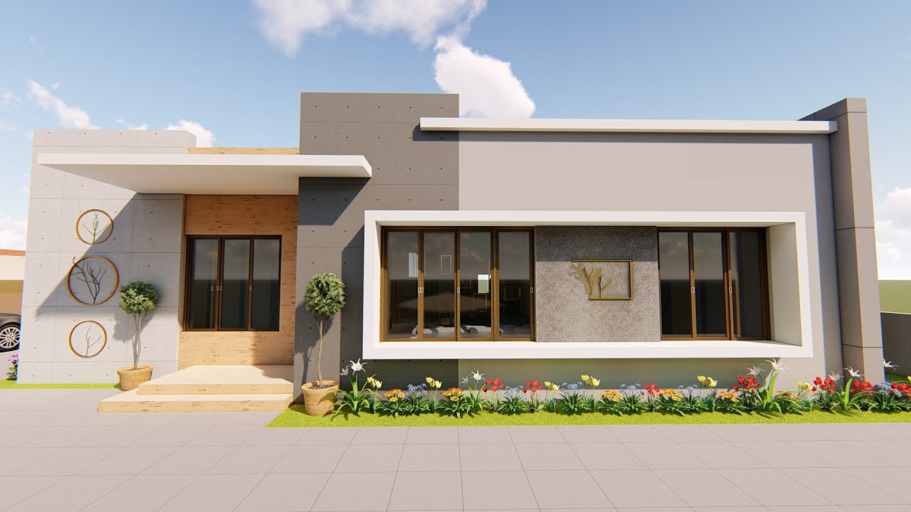 VIA-Shivam's Modern House at Ayodhya (U.P) - Exterior Walkthrough - YouTube
