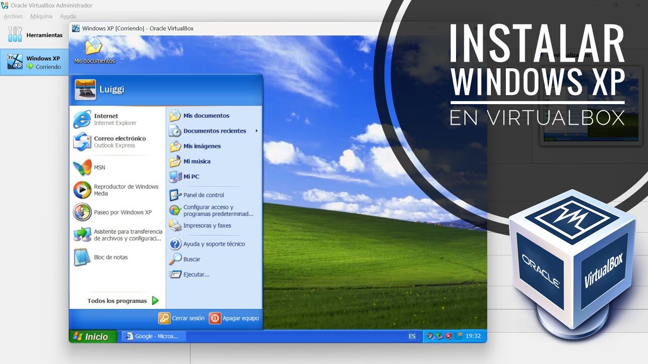 Instalar Windows XP en VirtualBox + Guest Additions. Con drivers de ...