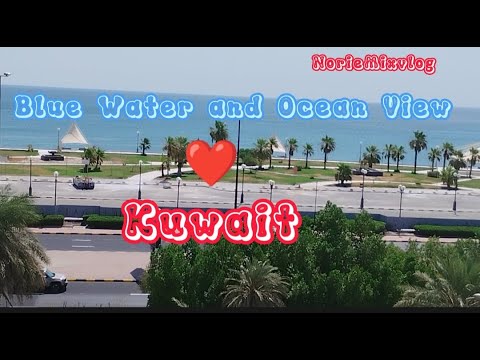 The Ocean Blue 💙 Best Relaxing View Ever In Salwa Kuwait #trending # ...