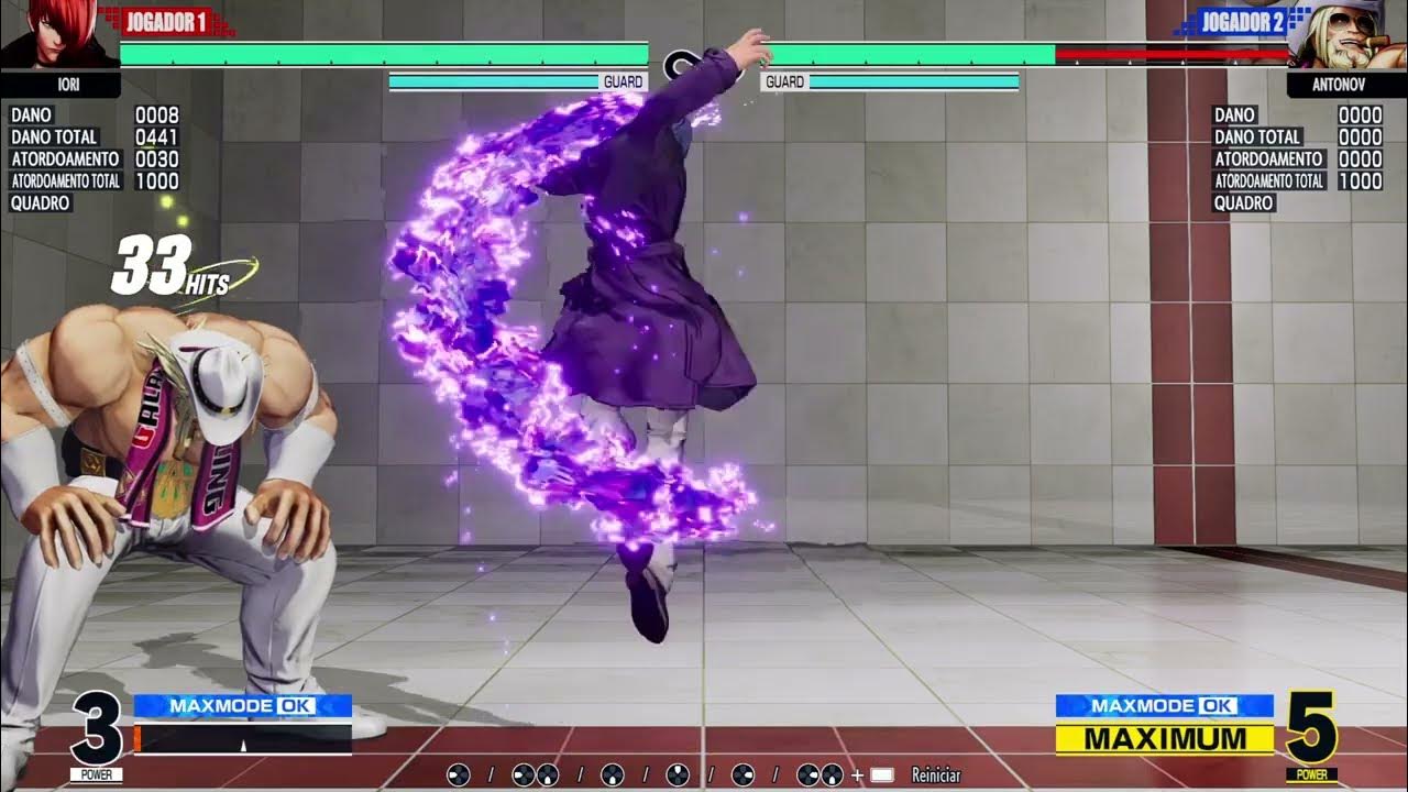 KOF XV IORI IAGAMI VS ANTONOV STUN TOD COMBO - YouTube