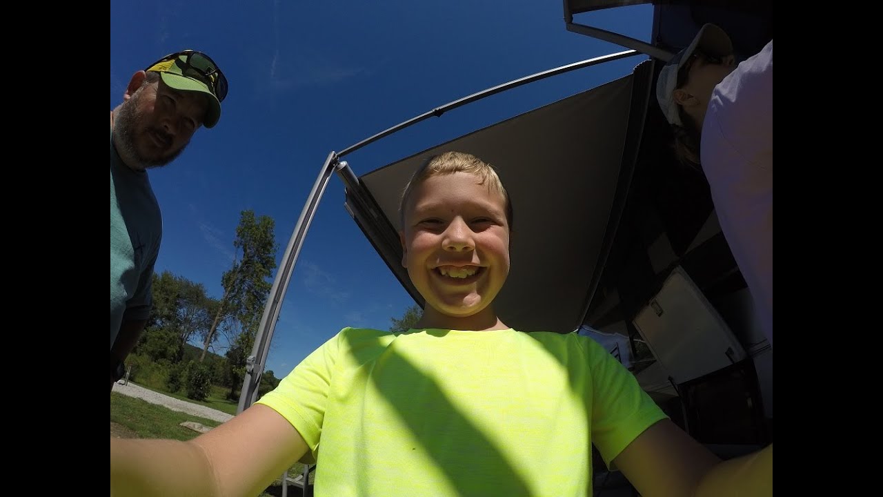 8 Year Old Kayaking Missouri's Courtois River - YouTube
