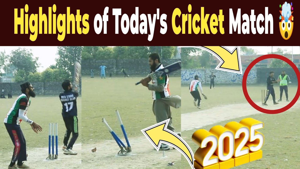 Highlights of Today's Cricket Match 🤯| Best Batting Shots in Tape Ball ...