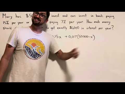 Investment word problem - YouTube