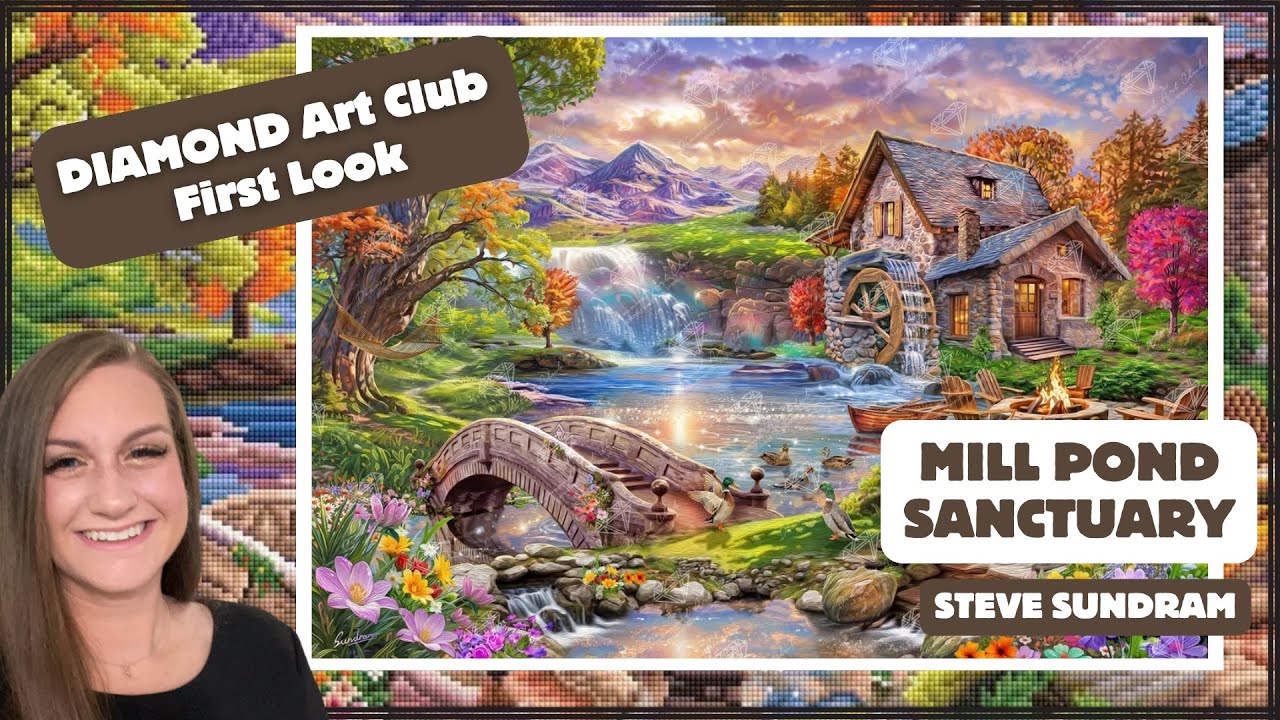 Diamond Art Club First Look “Mill Pond Sanctuary” by Steve Sundram ...